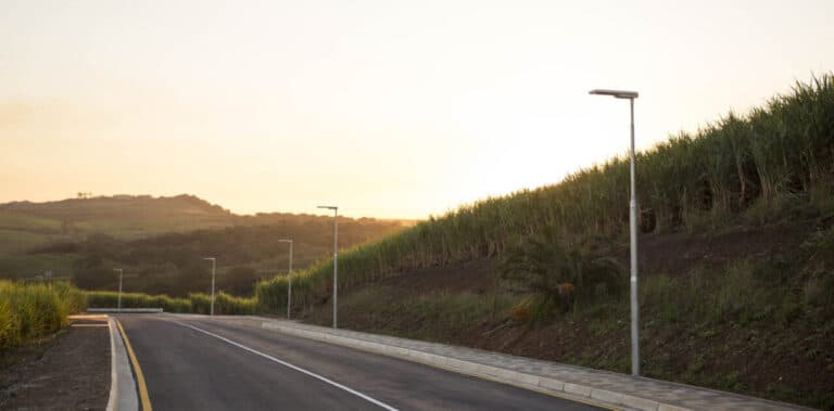 Solar Road Lighting At Renishaw Hills - Sunna Design